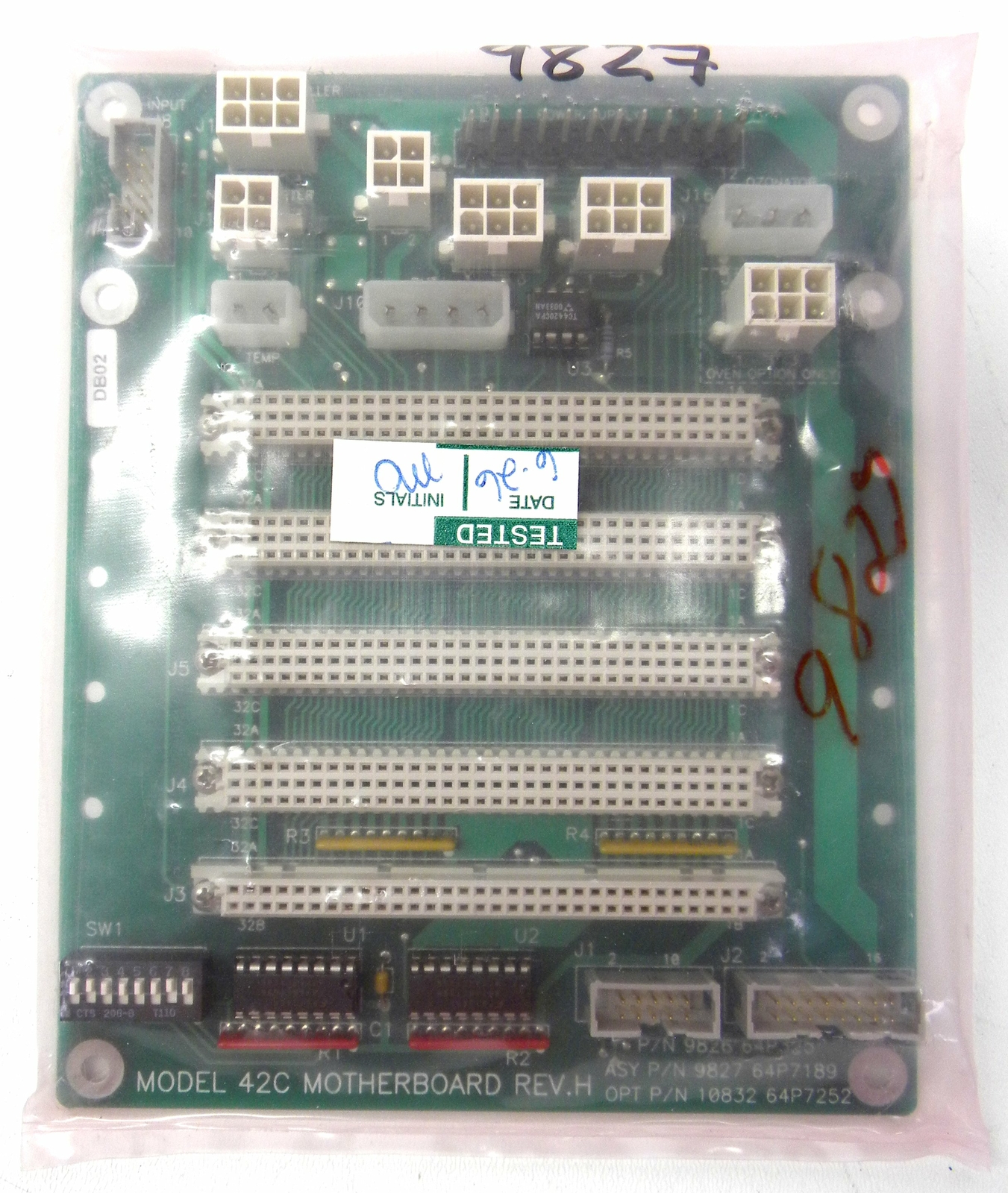Thermo 42C NOx Analyzer Motherboard P/N 9827 64P7189 Backplane TECO | eBay