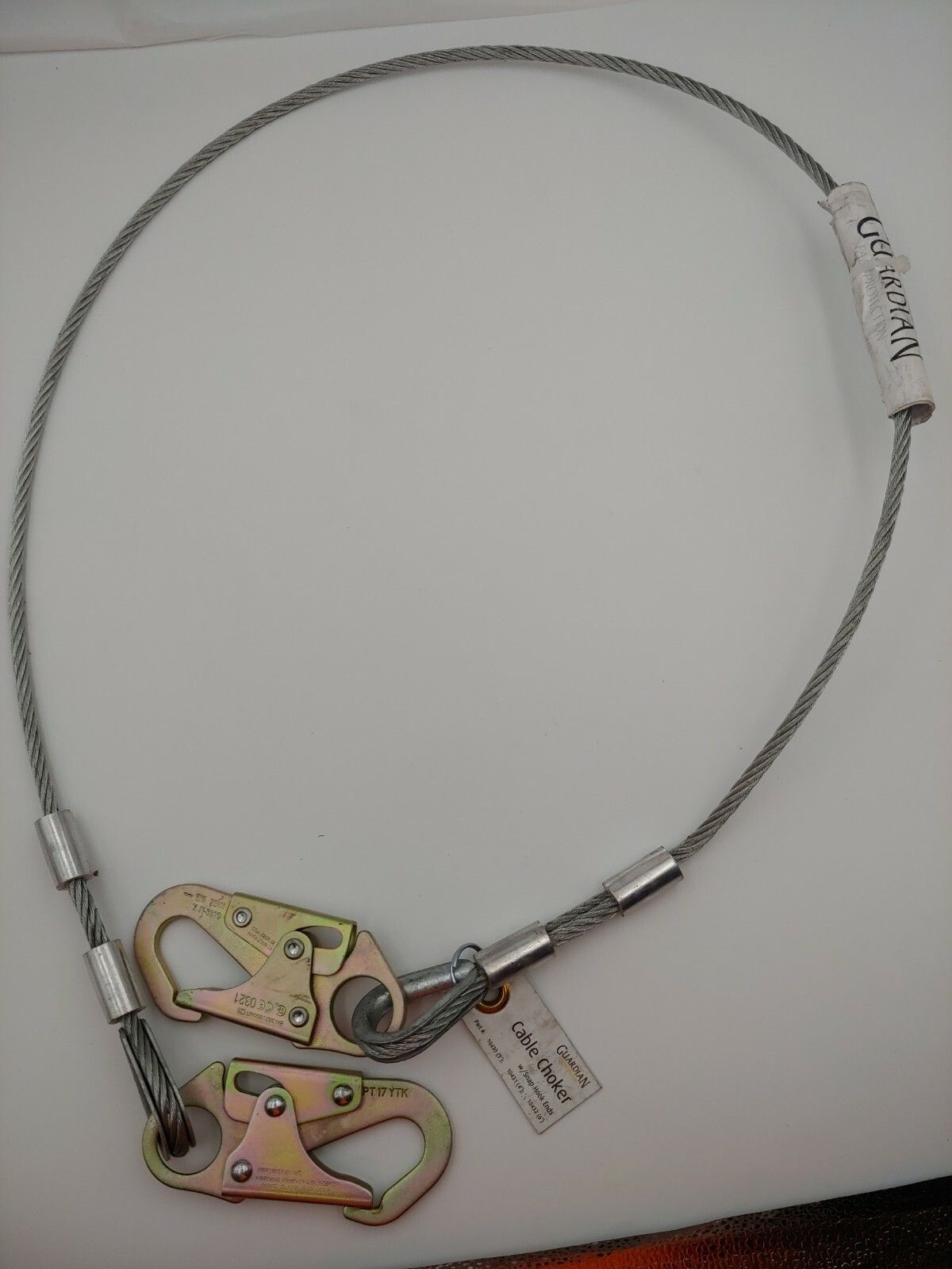 Guardian Cable Choker With Snap Hook Ends 6' 10432 | eBay