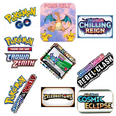 Pokemon Live Online Booster Codes PTCGO - SV SwSh Sun Series Codes - 24 ...