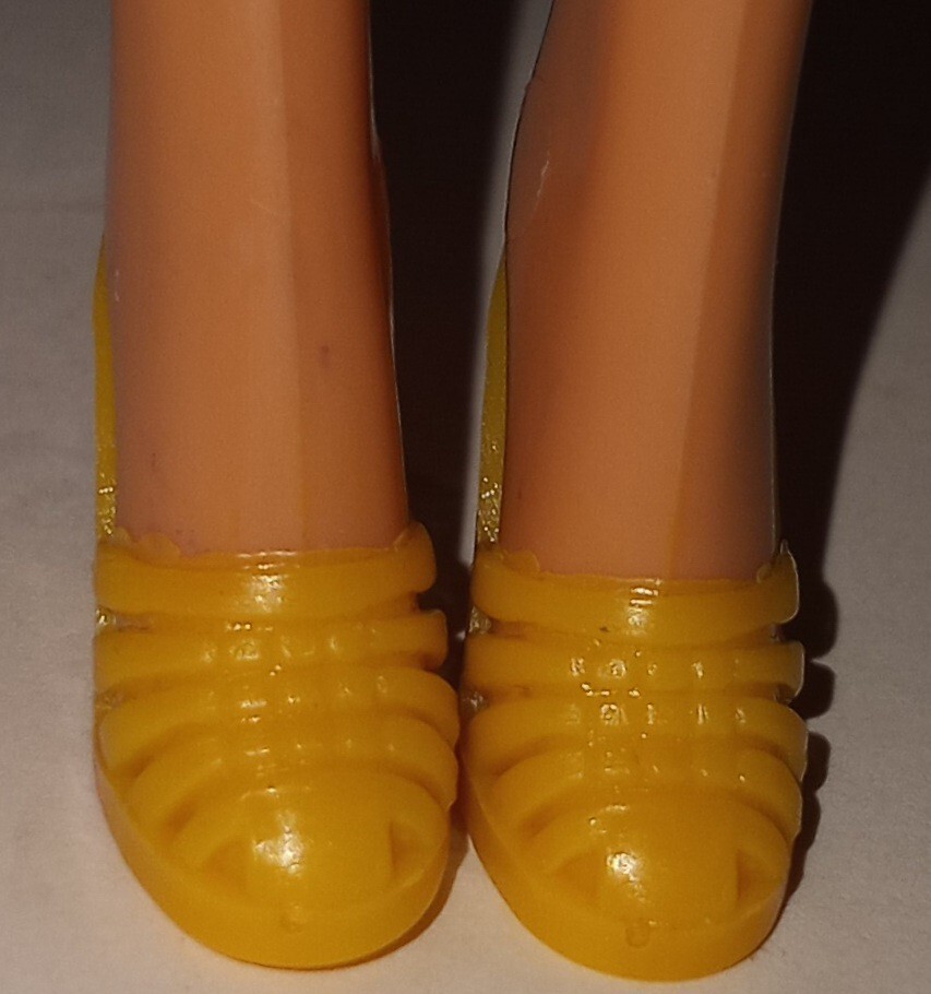 Vintage Yellow Squishy Barbie Platform Heels Shoes | eBay