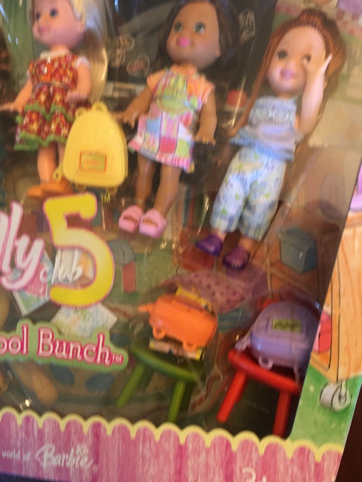 lot of 5 Mattel Kelly Dolls HTF School Bunch set | eBay