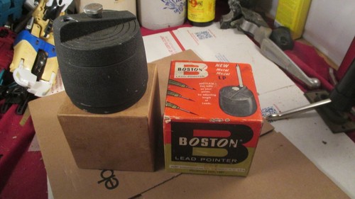 Vintage BOSTON Pencil Lead Pointer No 1401 Metal LP Desktop Drafting ...