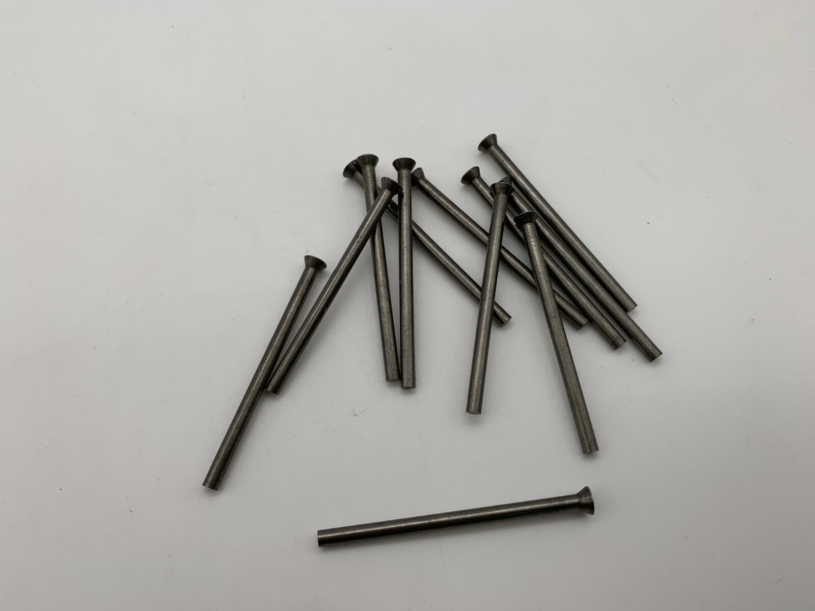 Royal .121 X 2" Long Bevel Headed Punches, Tool Steel Lot Of 12 Pieces ...