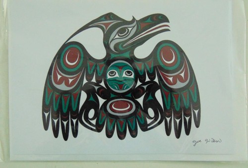 "RAVEN" - NEW 6" X 9" ART CARD BY COAST SALISH ARTIST JOE WILSON | eBay