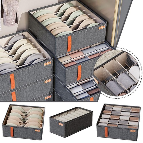 Dark Grey Underwear Storage Box Sock Underwear Storage Division Househ ...
