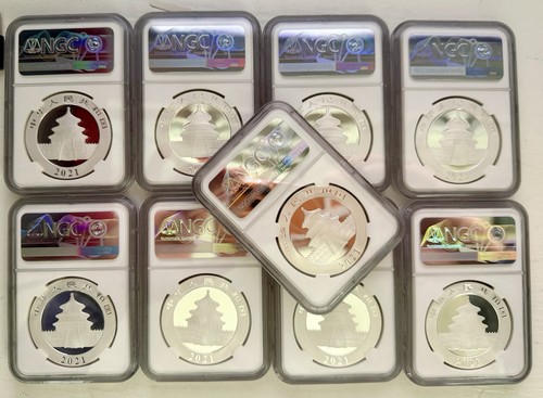 2021 S10Y Chinese Panda First Releases MS 69 NGS | eBay