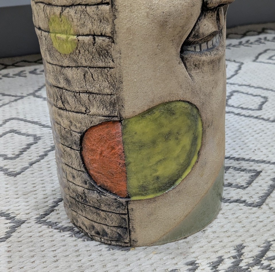 Gina Tibbot 13” Tall Ceramic Jar In T1 Sculptural Clay | eBay