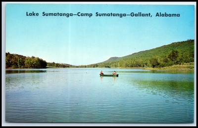 Postcard Lake Sumatanga Camp Sumatanga Gallant, Alabama I65 | eBay