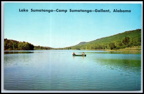 Postcard Lake Sumatanga Camp Sumatanga Gallant, Alabama I65 | eBay