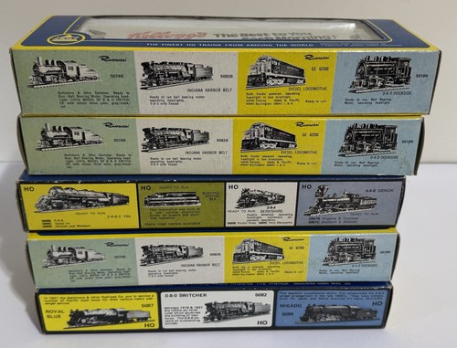 Vintage AHM HO Train Box Car Tank Reefer Hopper Kelloggs Eggo ++ Lot Of ...