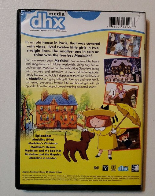 Lot of 3 DVD'S Madeline CHRISTMAS, Madeline The Original Specials and ...