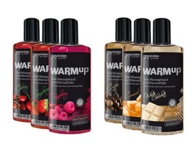 WARMup Massage Oil Lotion Warming Lotions Edible 5 Flavours High ...