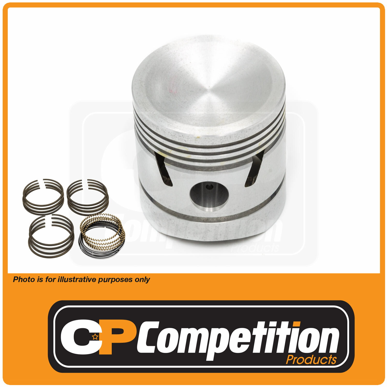 PISTON AND RING SET (4) MORRIS MINOR HEALEY SPRITE 948CC .040" OVERSIZE ...