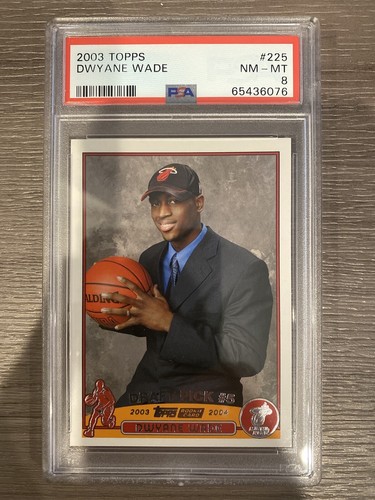 Dwayne Wade 2003 Topps Rookie Card PSA 8 | eBay