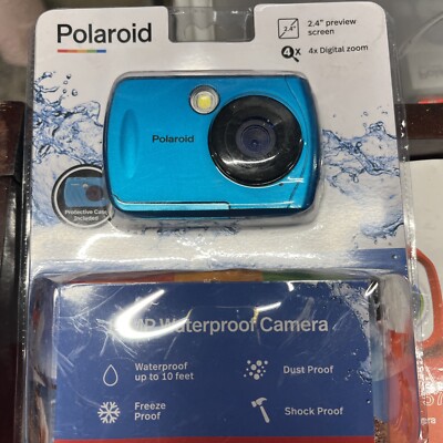 Polaroid HD 16MP 2.4” Display Compact Waterproof Portable Digital ...