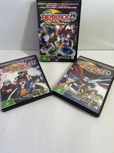 Beyblades TheFurious Final Battle : Vol 8 (DVD, 2011) ( 2 Disc ) Vol 4 ...