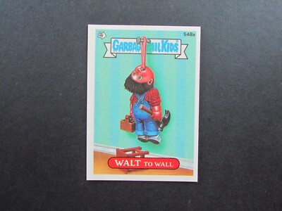 1988 Topps Garbage Pail Kids 14th Series 14 Card 548a Walt To Wall ...