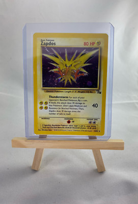 Pokémon TCG: Zapdos - Fossil - 15/62 - Holographic 1999 Wizards Card | eBay