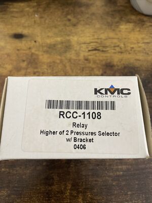 RCC-1108 KMC RELAY PRESSURE SELECTOR W/ BRACKET | eBay