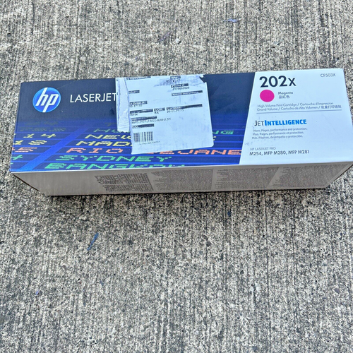 HP Laser Jet Ink Toner Cartridge - 202X Magenta - Sealed 190781107071 ...