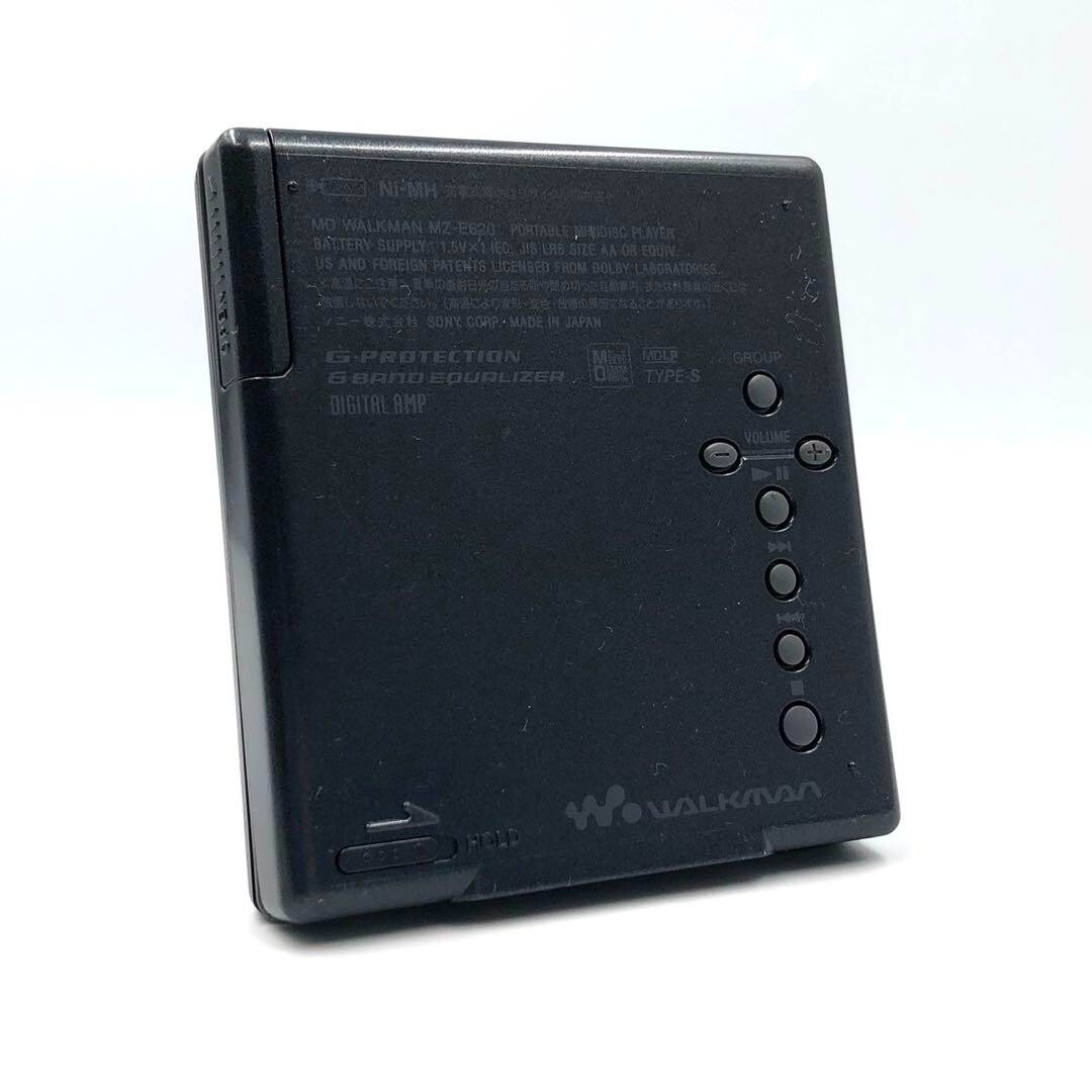 Sony Walkman MZ-E620 Portable MD Minidisc Player Black main unit only ...