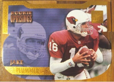 1997 Score Board Rookie Uprisings Die-Cut Jake Plummer Football RC Card ...