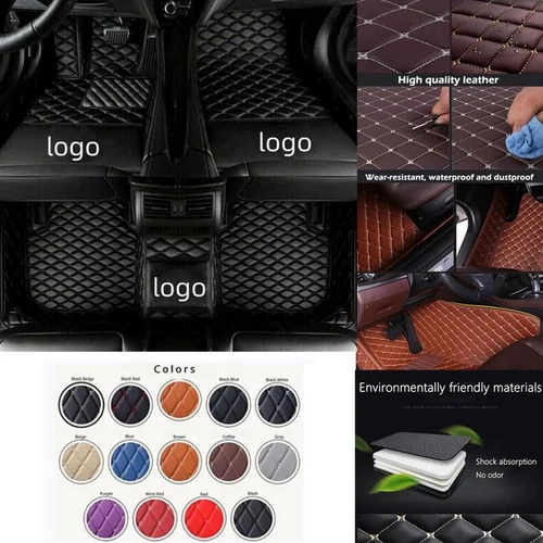 For Nissan All Models Car Floor Mats Auto Carpets Custom Waterproof All ...