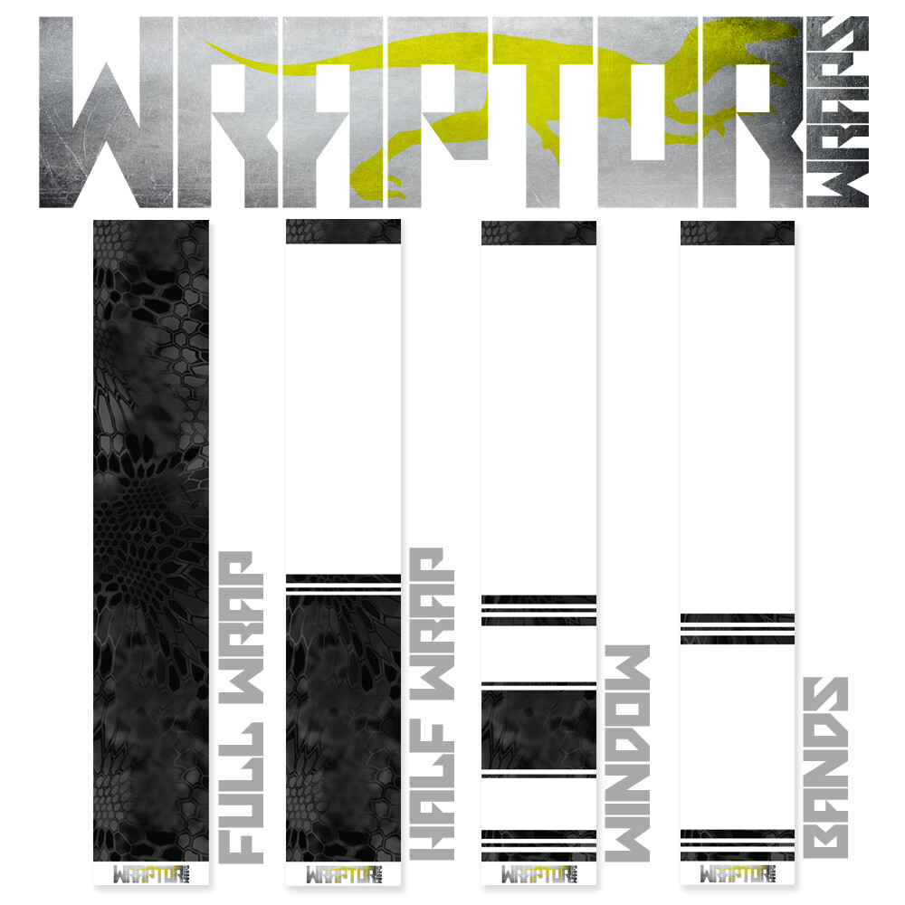 Archery Arrow Wraps - Wraptor Wraps Typhon Kryptek Camo Print - 13pk | eBay