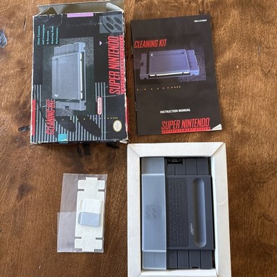 Cleaning Kit SNES In Box With Instructional Manual | eBay