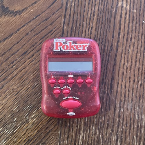 Radica Pocket Poker Handheld Electronic Game Vintage 2004 Works Great ...