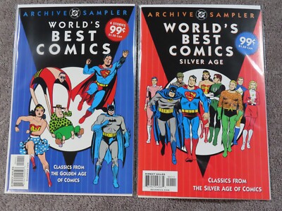 2002 DC ARCHIVE SAMPLER: World's Best Comics Silver & Golden Age ...