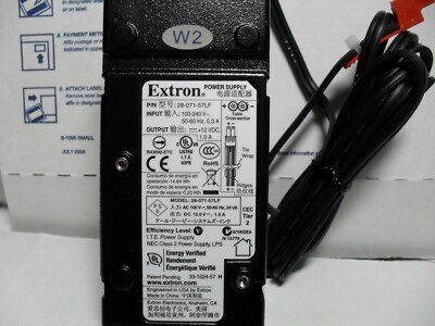 Extron Power Supply 28-071-57LF, PS 1210 C, 70-775-01 Captive Screw ...