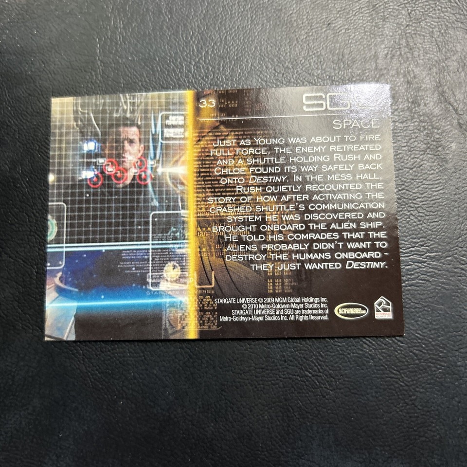 Jb17 Stargate Universe SG-U 2010 #33 Space Young | eBay