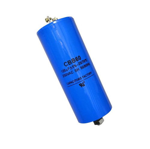 120MFD Motor Run Capacitor 250VAC 250V AC 120uF 120 uF MFD CBB60 W/Fix ...
