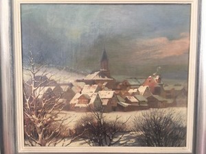 Caesar Philipp (1859-1930), Gemälde Öl, Rotenburg-Neustadt/Fulda ...