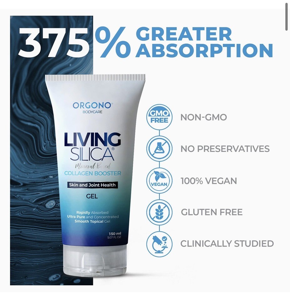 Orgono Silica Collagen Booster Gel 4 Pack ⚡️Promotes Skin Health ...