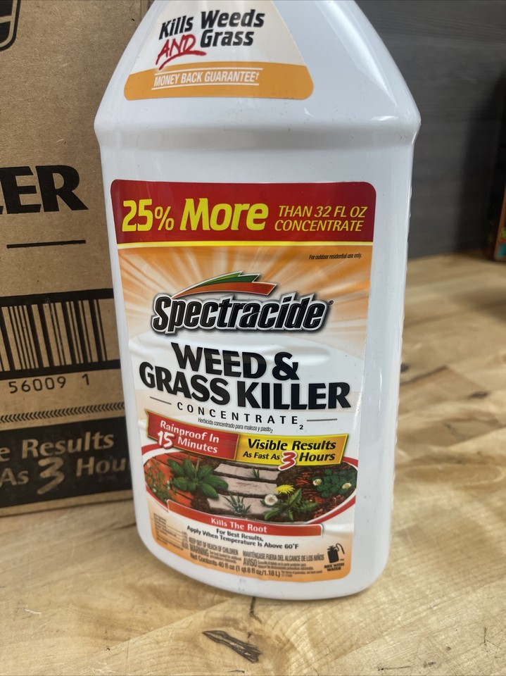 6 Pack Spectracide Weed & Grass Killer, 40oz Each HG-56009 New ...