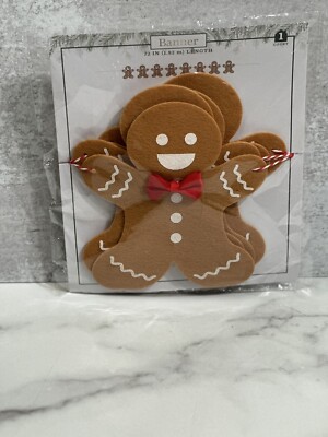 Target Bullseye Holiday 2022 Gingerbread Man Cocoa Bar Banner 72" Long ...