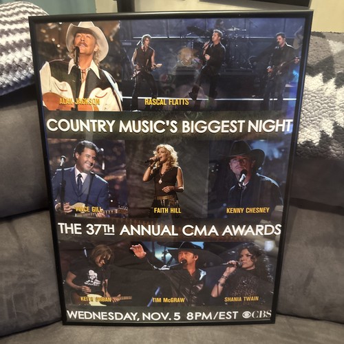 CMA Awards 2003 DS Promo Poster Various Artists 18x24” | eBay
