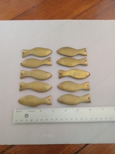 Al's Goldfish Spoon Vtg Fishing Lure parts 10 pcs .50 oz each , LURE ...