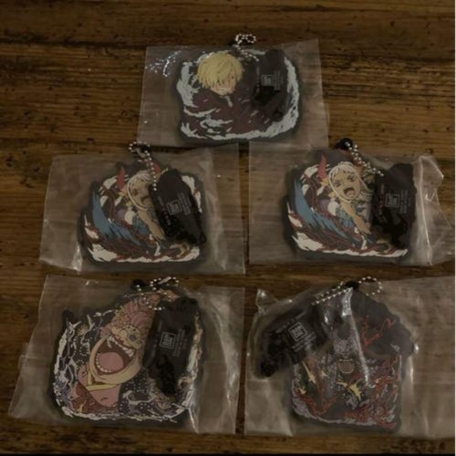 One Piece Labust Treasure Cruise Set 5 PVC Keychains Kaido Big Mom S ...