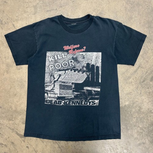 Vintage 90's Dead Kennedys Kill The Poor Band T-shirt L | eBay