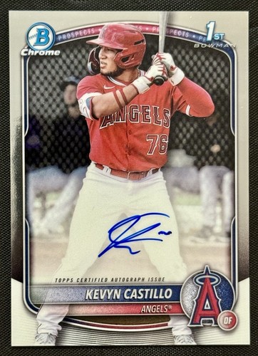 Kevyn Castillo (1st Bowman Prospect Auto) & Caden Dana (RC ROTY ...