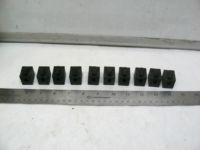 1/4 Turn Panel Mount Block 10 series M6 Black High Strength Nylon (LOT ...