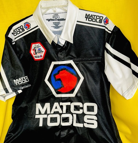 NHRA Antron Brown DRAG RACING Crew Shirt L Jersey NITRO Funny Car TOP ...