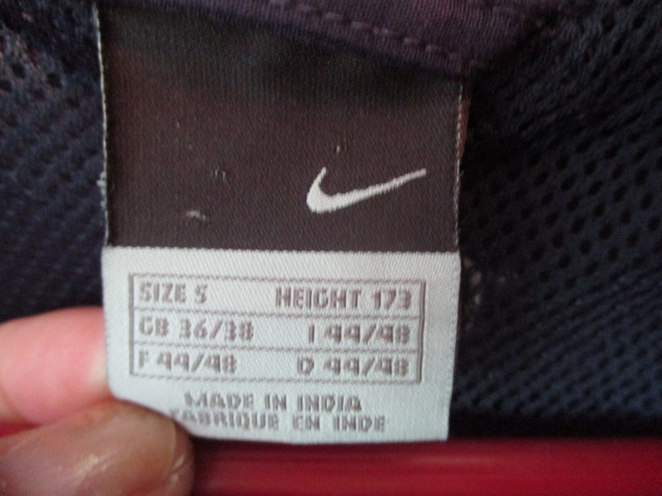 Vintage Nike Arsenal O2 Sports Coat Red Blue Men's Soccer Track | eBay