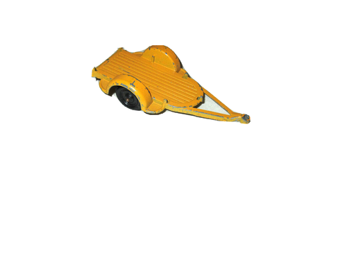 Vintage Tootsietoy Yellow Utility Metal Trailer | eBay