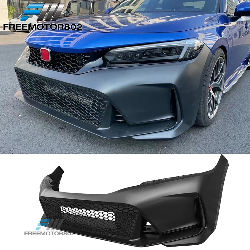 Fits 22-24 Honda Civic Tpye R Style Front Bumper PP w/ Lower Grille ...