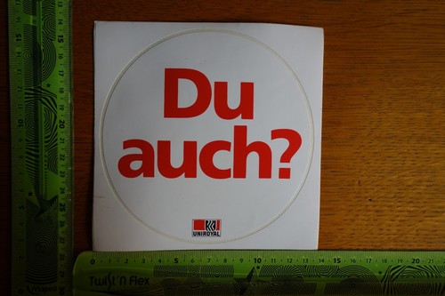 Alter Aufkleber Verkehr Technik Reifen UNIROYAL Du auch? | eBay.de