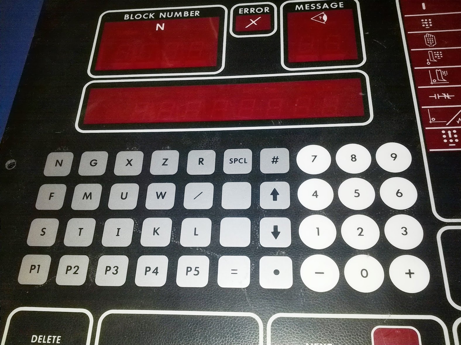 GE Mark Century 1050 CNC 44d904128 3N8100CS111E1 Custom Control Station ...